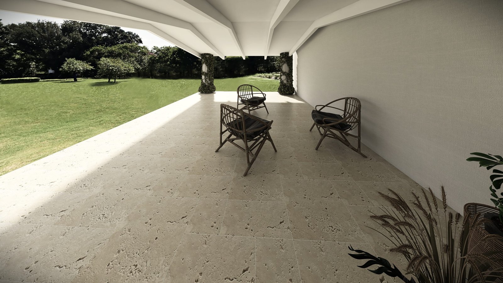 Classic Travertine French Pattern - Stone Select Australia | Natural Stones