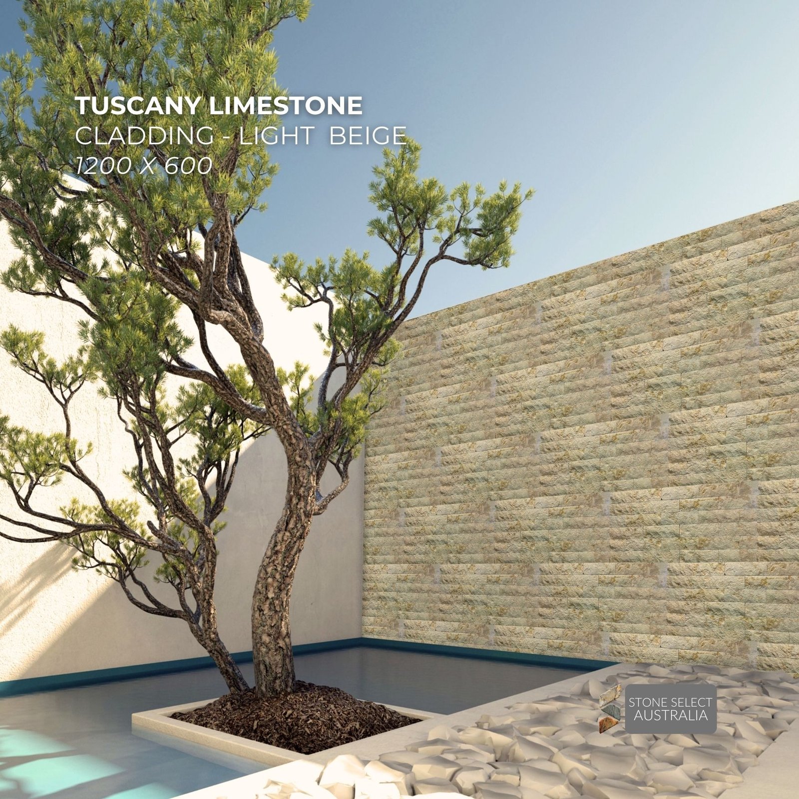 TUSCANY LIMESTONE CLADDING - Light Beige - Stone Select Australia ...